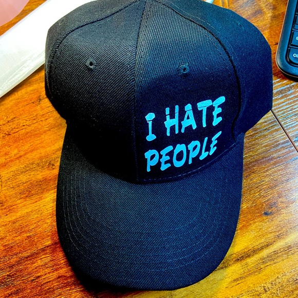 Accessories | I Hate People Hat | Poshmark